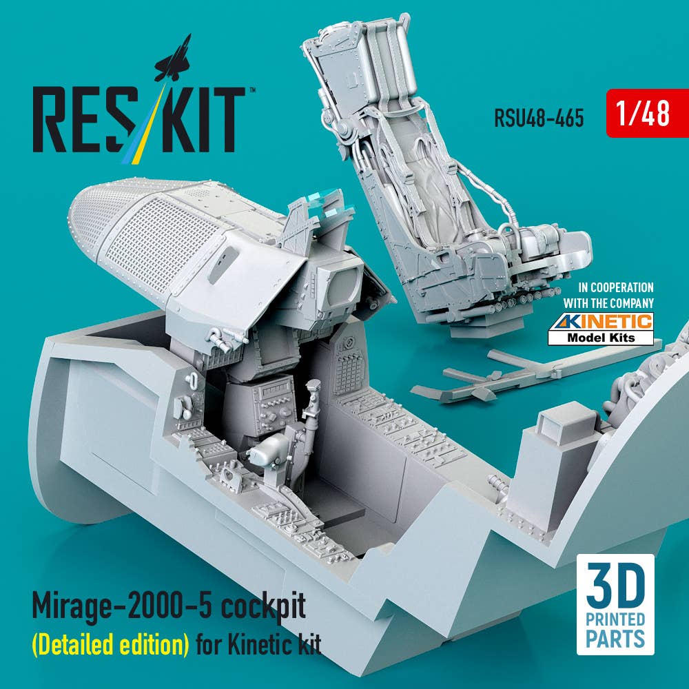 Mirage-2000-5 cockpit (Detailed edition) for Kinetic kit | HLJ.com