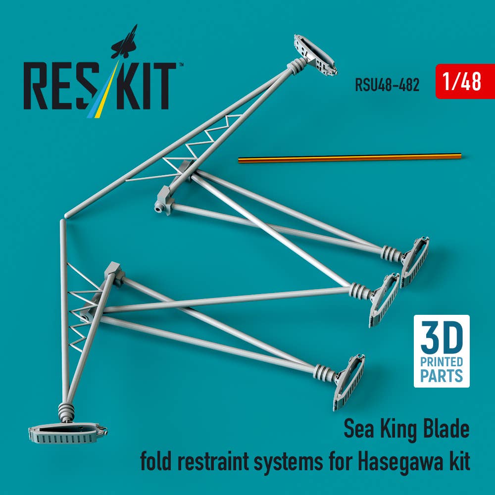 Sea King blade fold restraint systems for Hasegawa kit (3D Printed ...