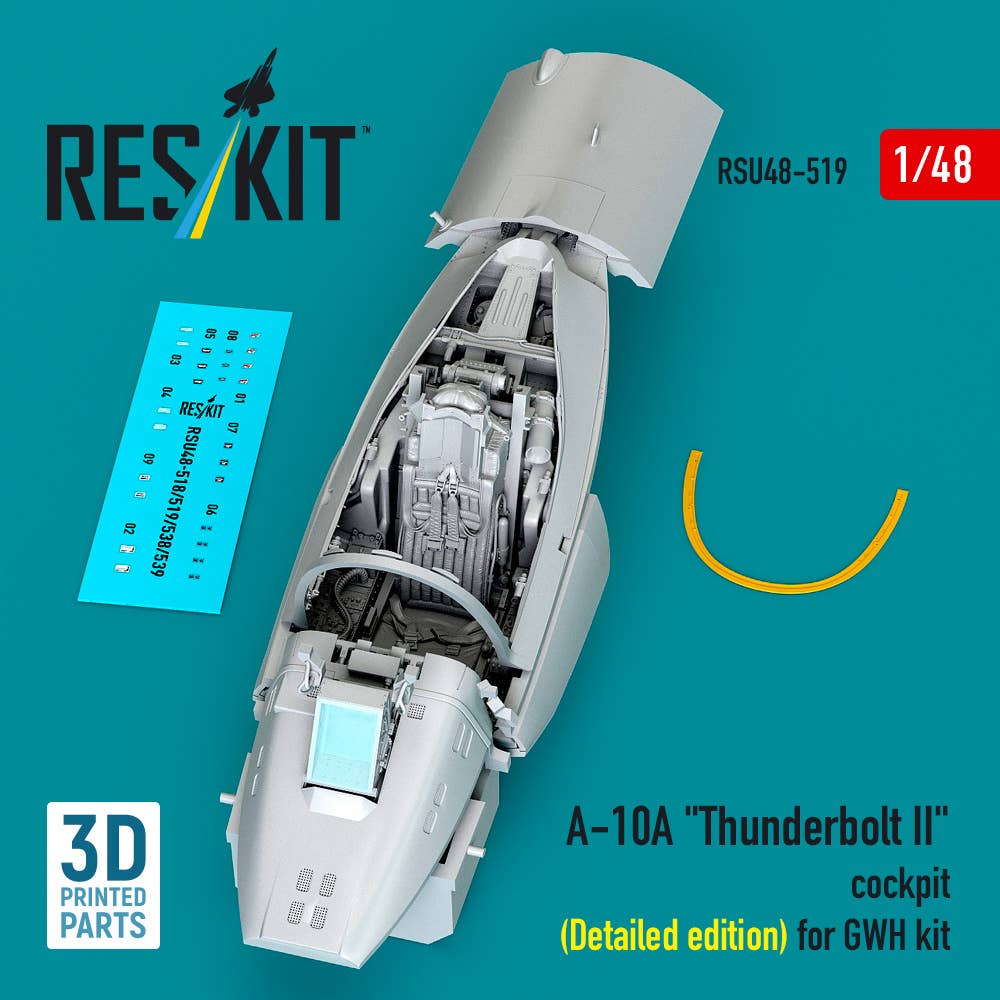 A-10A Thunderbolt II cockpit (Detailed edition) for GWH kit | HLJ.com