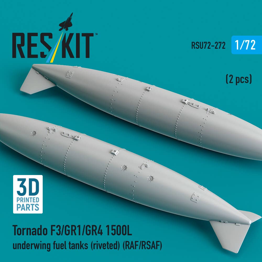Tornado F3/GR1/GR4 1500L underwing fuel tanks (riveted) (RAF/RSAF) (2 ...
