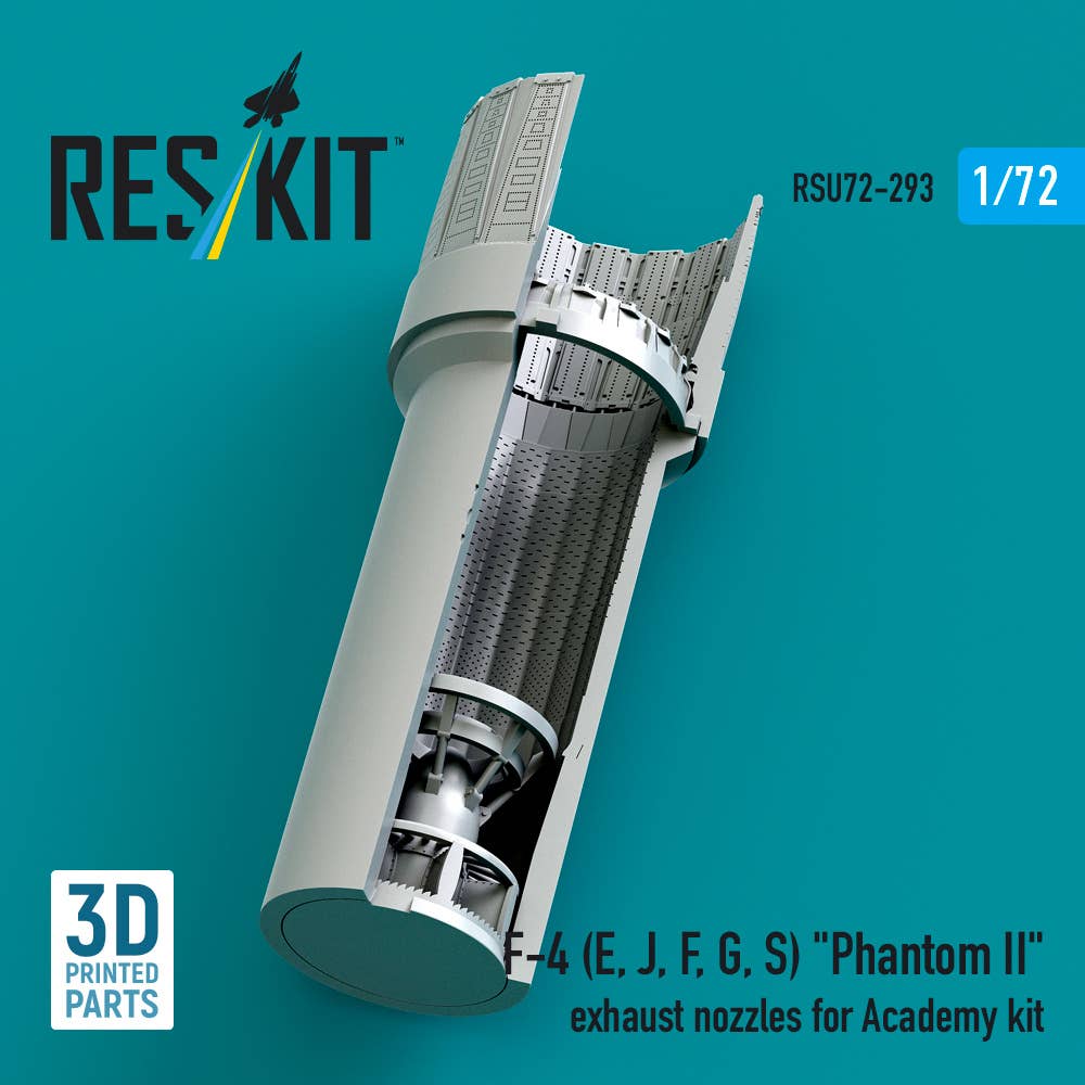 F-4 (E, J, F, G, S) Phantom II exhaust nozzles for Academy kit | HLJ.com