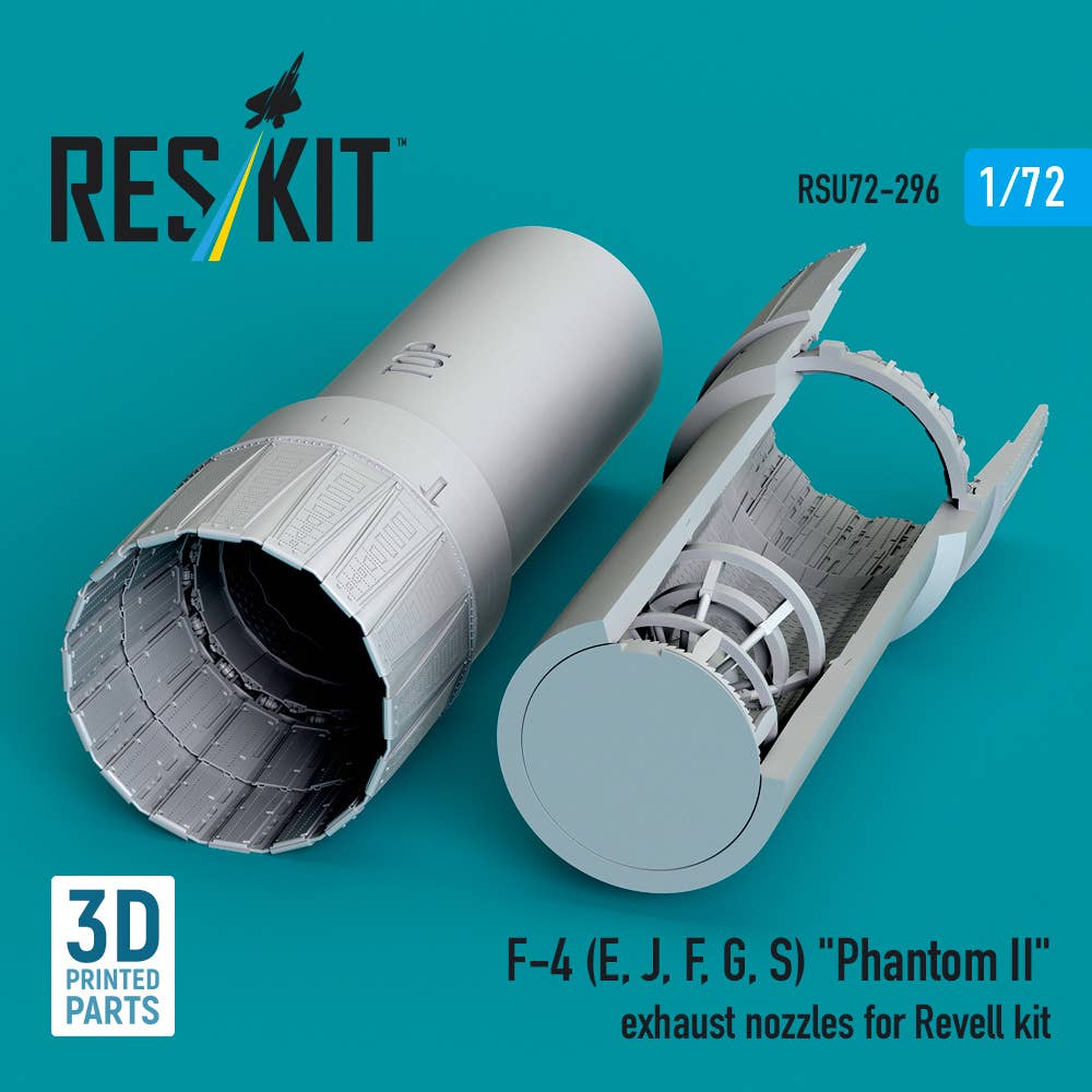 F-4 (E, J, F, G, S) Phantom II exhaust nozzles for Revell kit | HLJ.com