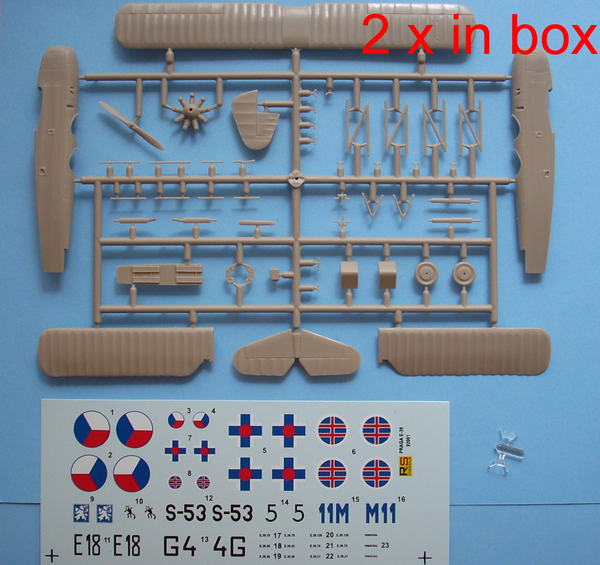 Praga E-39 Cz Trainer (2 kits included) | HLJ.com