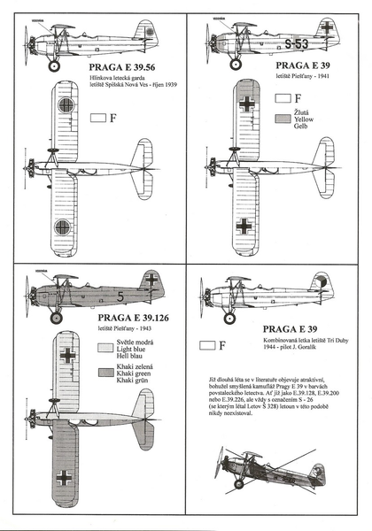 Praga E-39 Cz Trainer (2 kits included) | HLJ.com