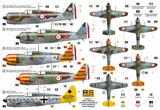 Bloch MB-155 WWII French Fighter | HLJ.com
