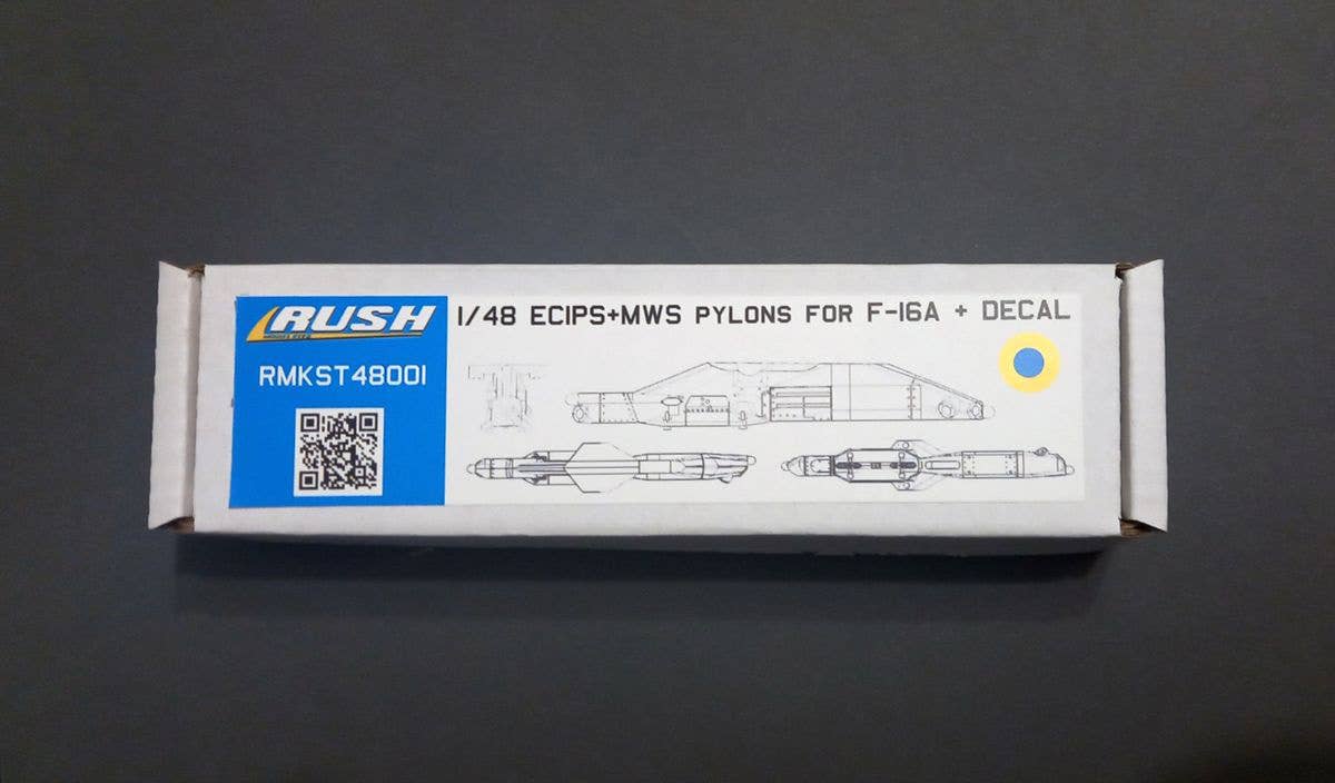 ECIPS pylon for F-16A x2 Ukraine AF decal | HLJ.com