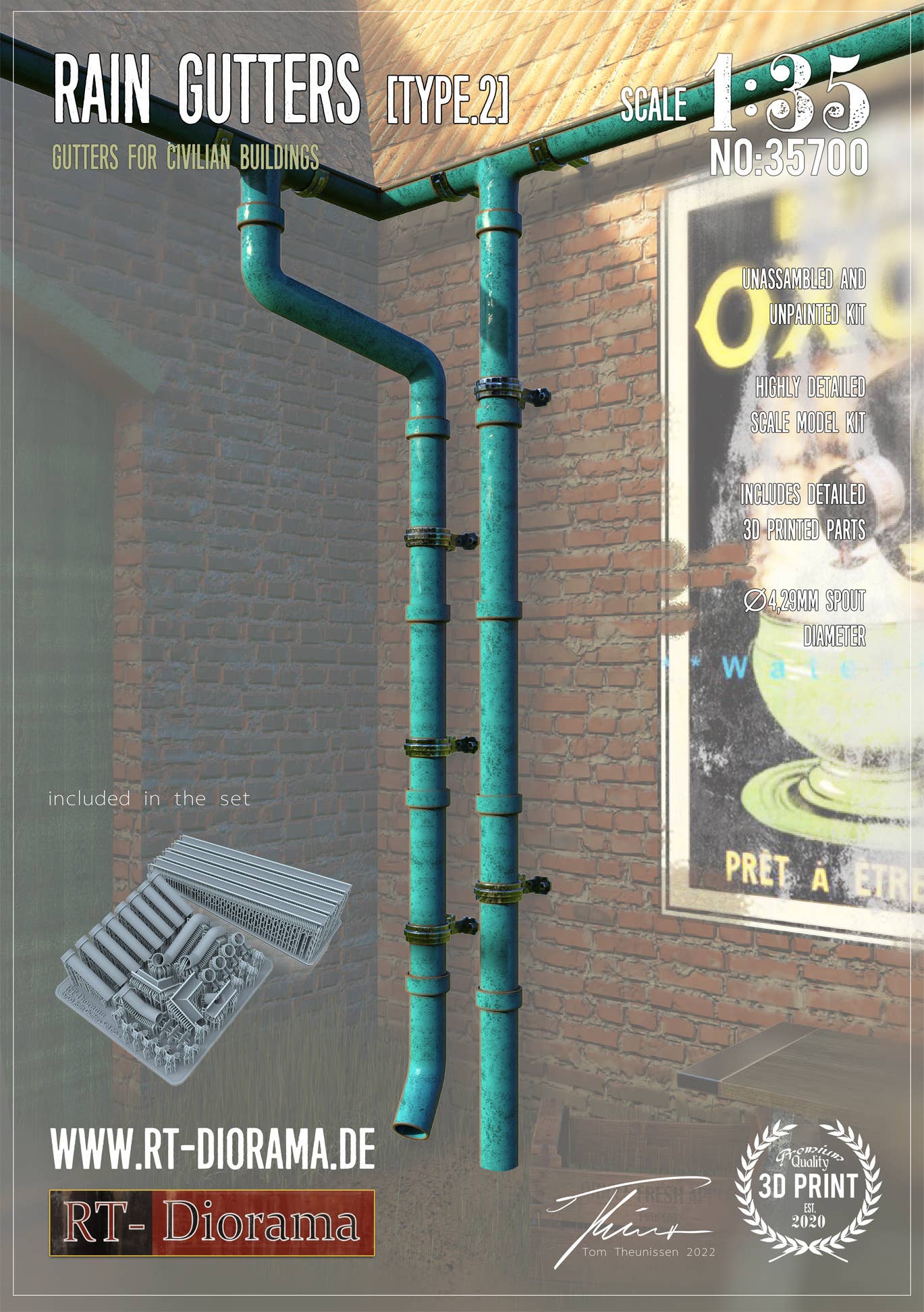 Rain Gutters Set | HLJ.com