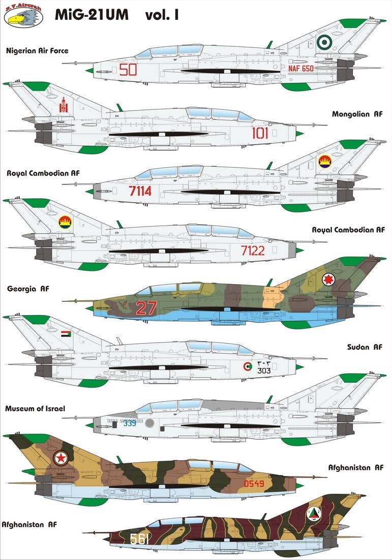 MiG-21UM Decal Set Vol.I | HLJ.com