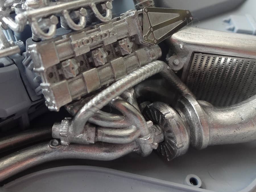 McLaren MP4/4 Engine Parts Set (Side Intake Type) (for Tamiya) | HLJ.com