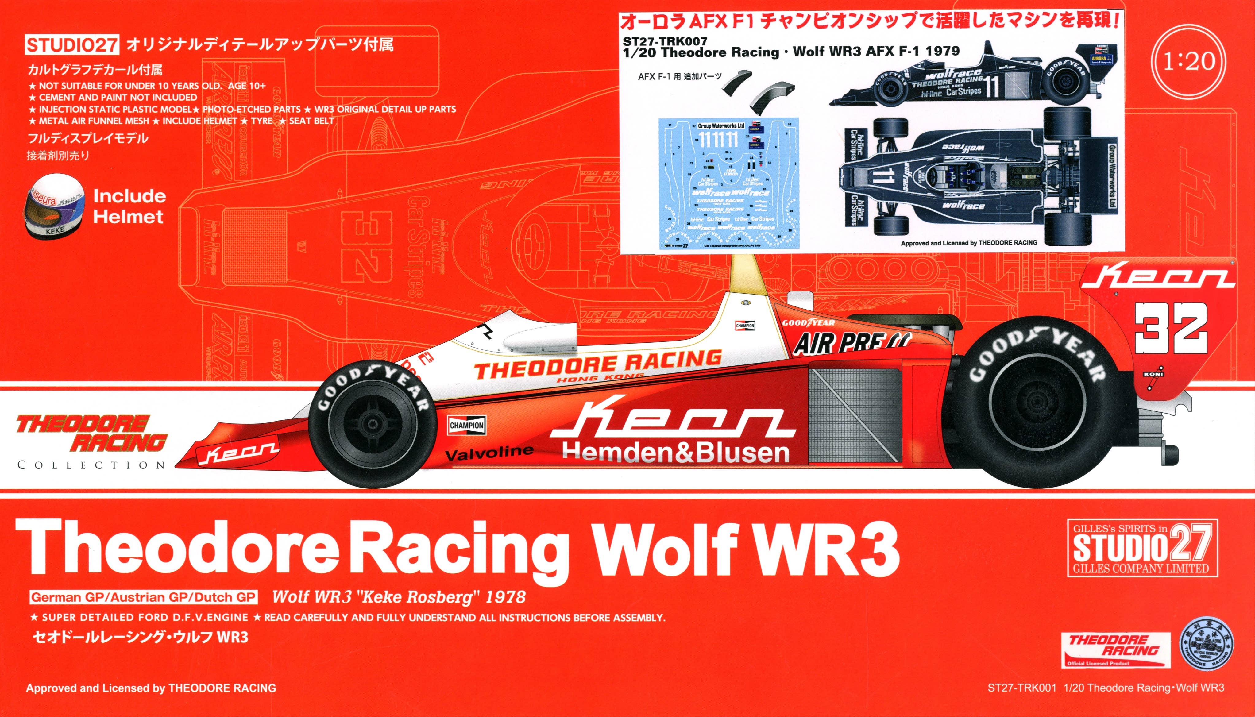 Theodore Racing Wolf WR3 Aurora AFX F1 1979 | HLJ.com