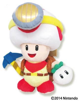 Stuffed Captain Kinopio (Toad) (Standing Pose) | HLJ.com