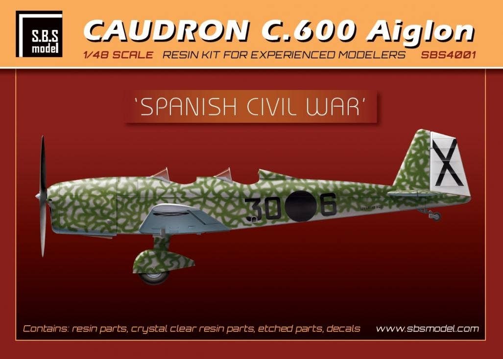 Caudron C.600 Aiglon "Spanish Civil War" Full Kit | HLJ.com