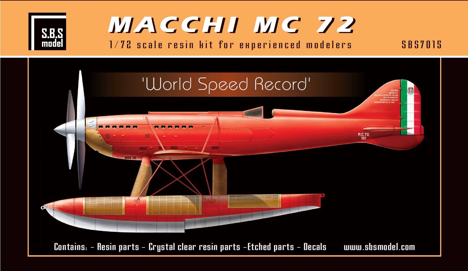 Macchi M.C.72 Floatplane Racer | HLJ.com