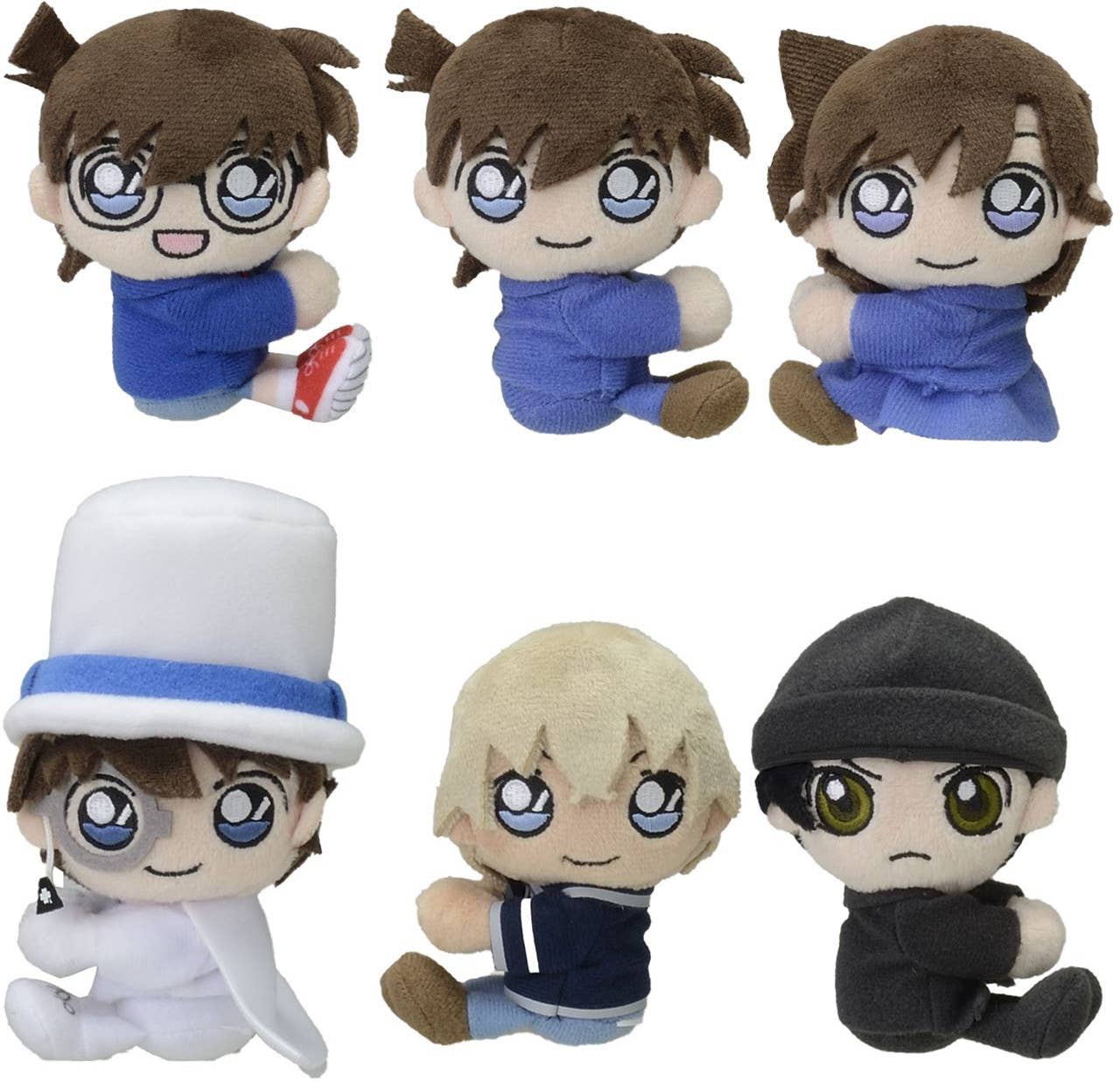 Detective Conan: Sticky Plush Petit: 1Box (6pcs) | HLJ.com