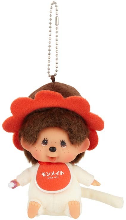 Monmate (Orange) Monchichi Big Face SS Keychain Girl | HLJ.com