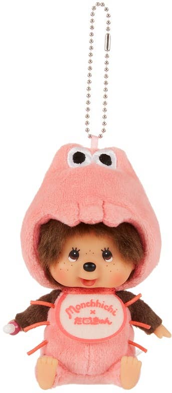 Tanuqn x Monchichi Big Face SS Keychain Shrimp | HLJ.com