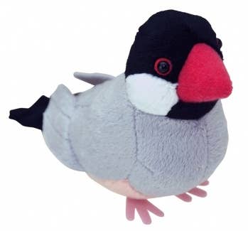 Bird Collection Java Sparrow Stuffed Clip Gray | HLJ.com