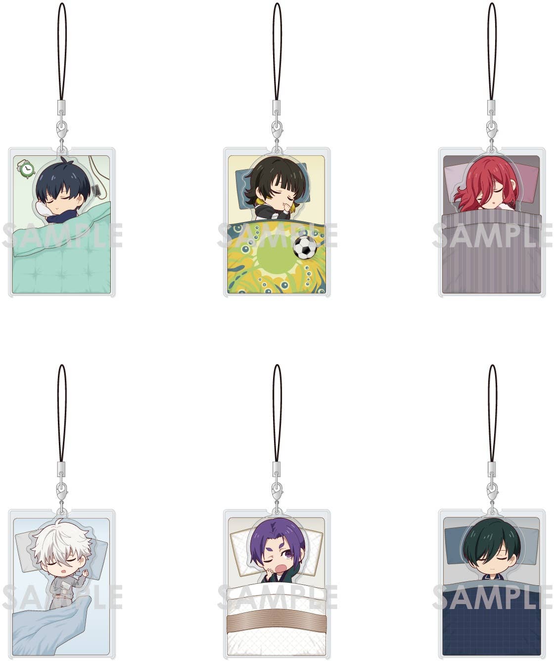 BLUE LOCK Good Night Acrylic Strap: 1Box (6pcs) | HLJ.com