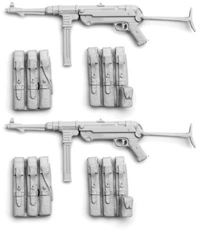 WWII German MP40 Submachine Gun (2 pieces) | HLJ.com