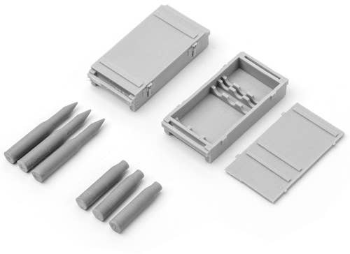 WWII Germany 7.5cm KwK 40 / StuK 40 L / 48 Shells (3 shots) Empty Shell ...