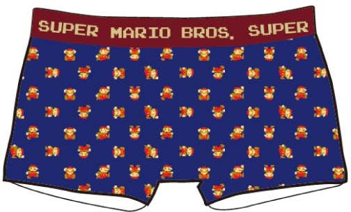 Boxer Briefs: Super Mario Brothers Mario Size: M | HLJ.com