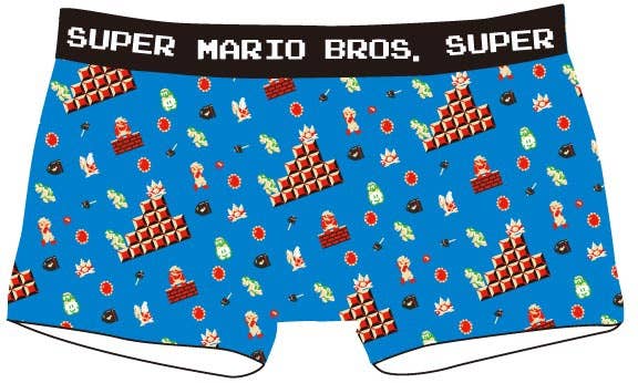 Boxer Briefs: Super Mario Brothers Fire Mario Size: M | HLJ.com