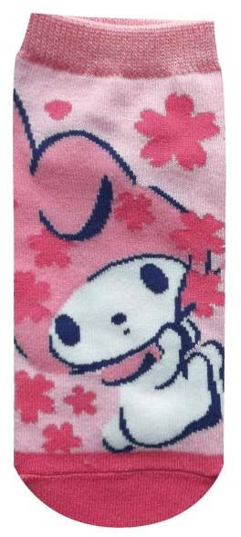 Character Socks My Melody Cherry Blossoms LPK x PK Ladies (22-24cm ...