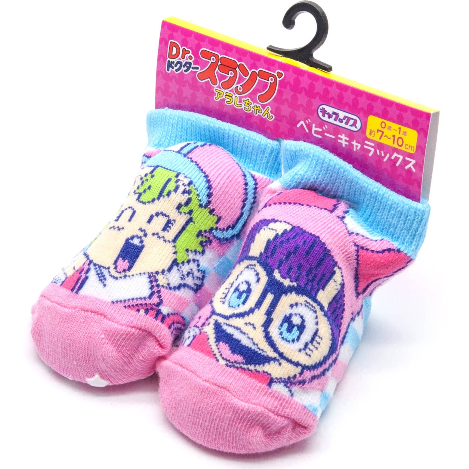 Character Socks Dr. Slump Arale (Cat Ear) WH x PK Baby Cup (7-10cm ...