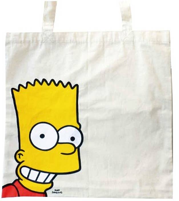 The Simpsons Cotton Bag With Eco Mark Bart | HLJ.com