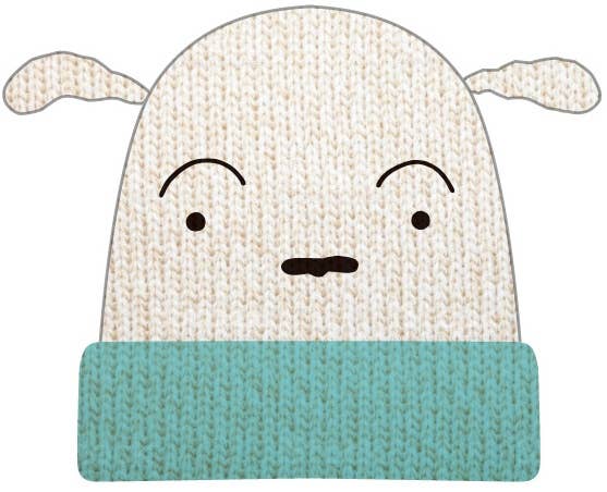 Kids Knit Cap Crayon Shin-chan Shiro Face | HLJ.com