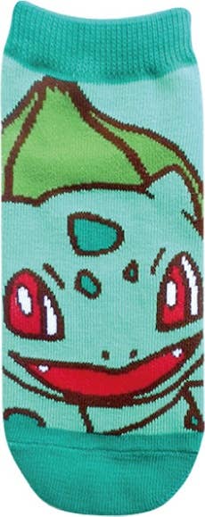 Socks: Pokemon Bulbasaur Light Green x Green Ladies' 22-24cm | HLJ.com