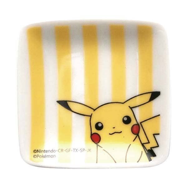 Pokemon Square Small Dish Stripe Yellow | HLJ.com