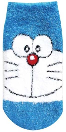 Mokkomoko Socks Doraemon Face Ladies (22-24cm) | HLJ.com