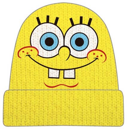 Kids Knit Cap Spongebob Squarepants Face | HLJ.com