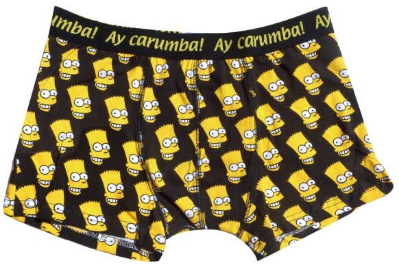 Boxer Briefs: The Simpsons Bart Big Full Pattern Size: M | HLJ.com