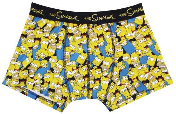 Boxer Briefs: The Simpsons Family Face Size: L | HLJ.com