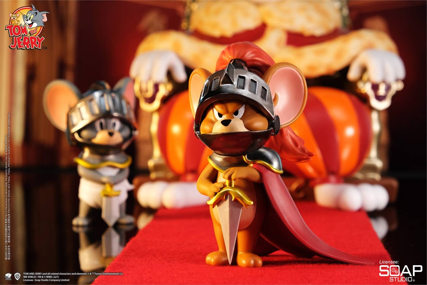 Tom & Jerry Statue Jerry & Tuffy (Royal Court) | HLJ.com