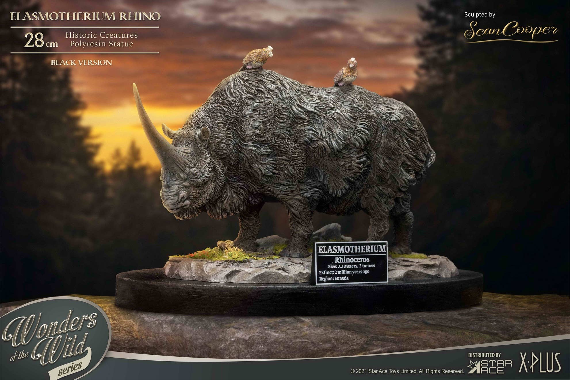 Wonders of the Wild Elasmotherium Rhino (Black Version) Historic ...
