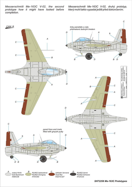 Messerschmitt Me 163C Prototypes | HLJ.com