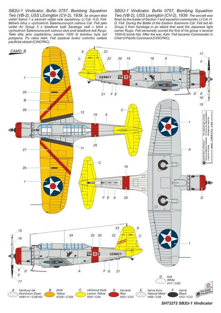 SB2U-1 Vindicator "Commanders' Plane" | HLJ.com