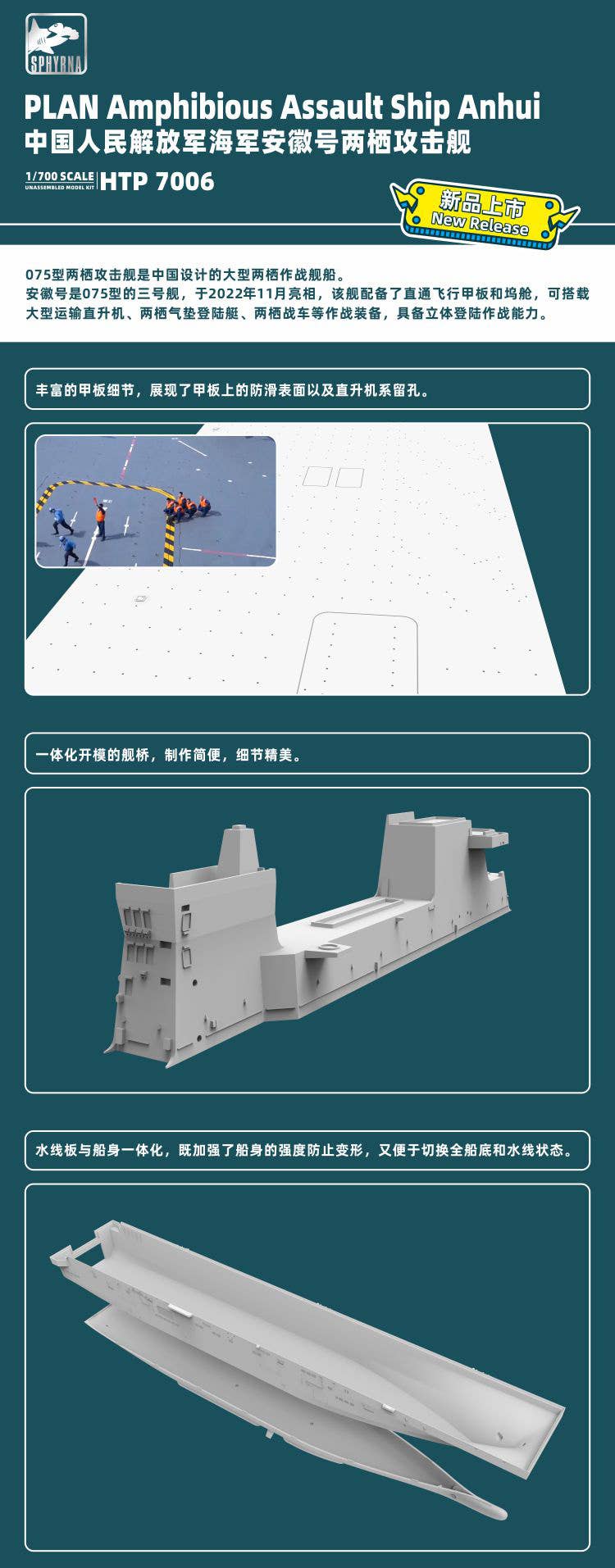 PLAN Amphibious Assault Ship Anhui (Deluxe Edition) | HLJ.com