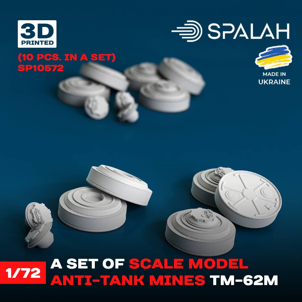 Set of scale models Anti-tank mines TM-62M, (10 pcs) | HLJ.com
