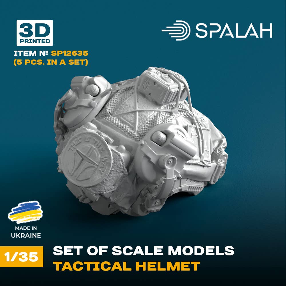 Set of scale models Tactical helmet, (5 pcs) | HLJ.com