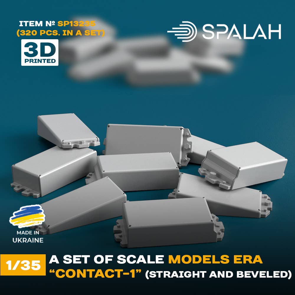 Set of scale models ERA Contact-1 straight and beveled, (320 pcs) | HLJ.com