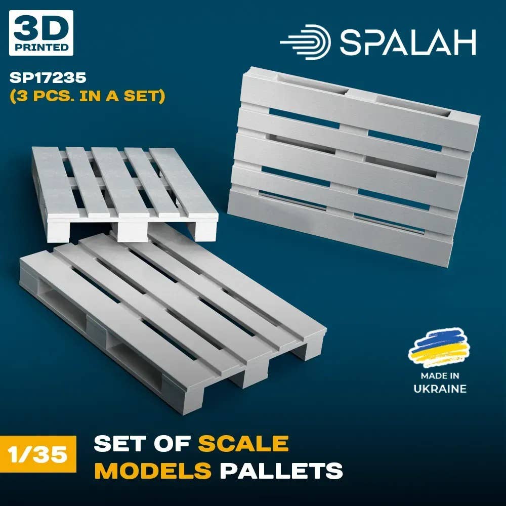 Set of scale models Pallets, (3 psc) | HLJ.com