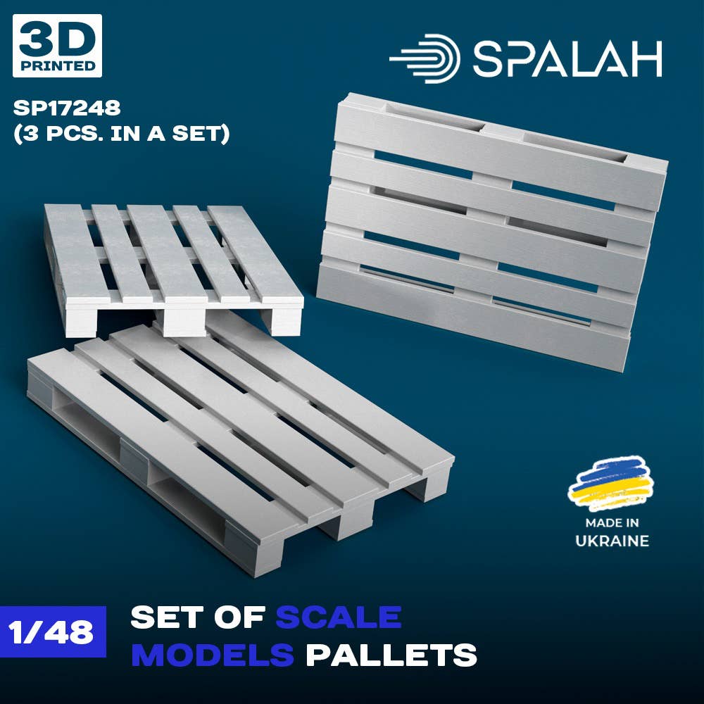 Set of scale models Pallets, (3 psc) | HLJ.com