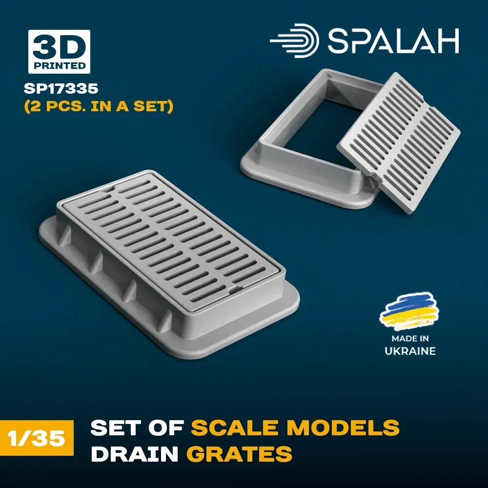 Set of scale models Drain grates, (2 psc) | HLJ.com