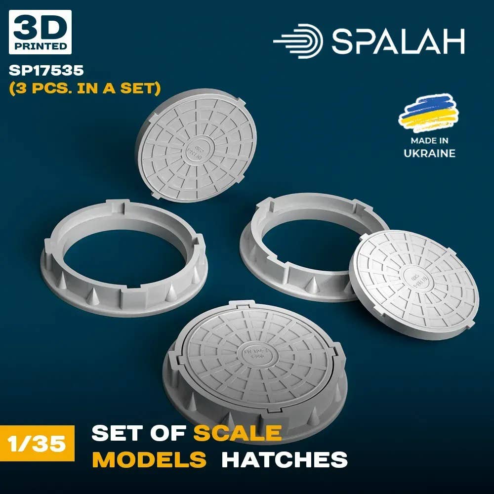 Set of scale models Hatches, (3 psc) | HLJ.com