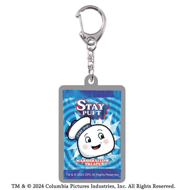Ghostbusters STAY PUFT Face Up Acrylic Keychain | HLJ.com