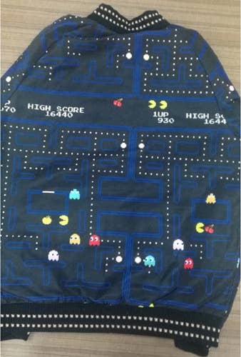 NAMCO CLASSIC GAME / Pac-Man Sukajan - Souvenir Jacket (Reversible) M ...